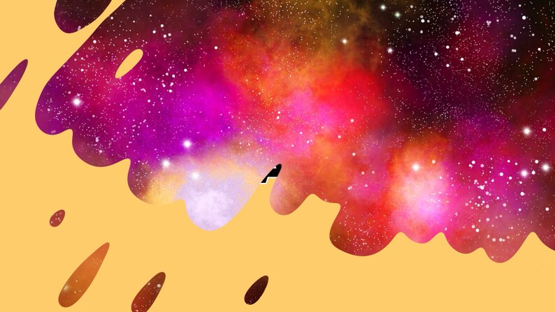 Stinger Transition of a Red Galaxy, Animated Transition for Twitch ...