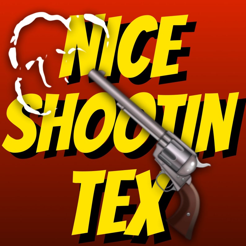 Animated Emote Nice Shootin Tex Emote for Streamers, Twitch, Kick, OBS ...