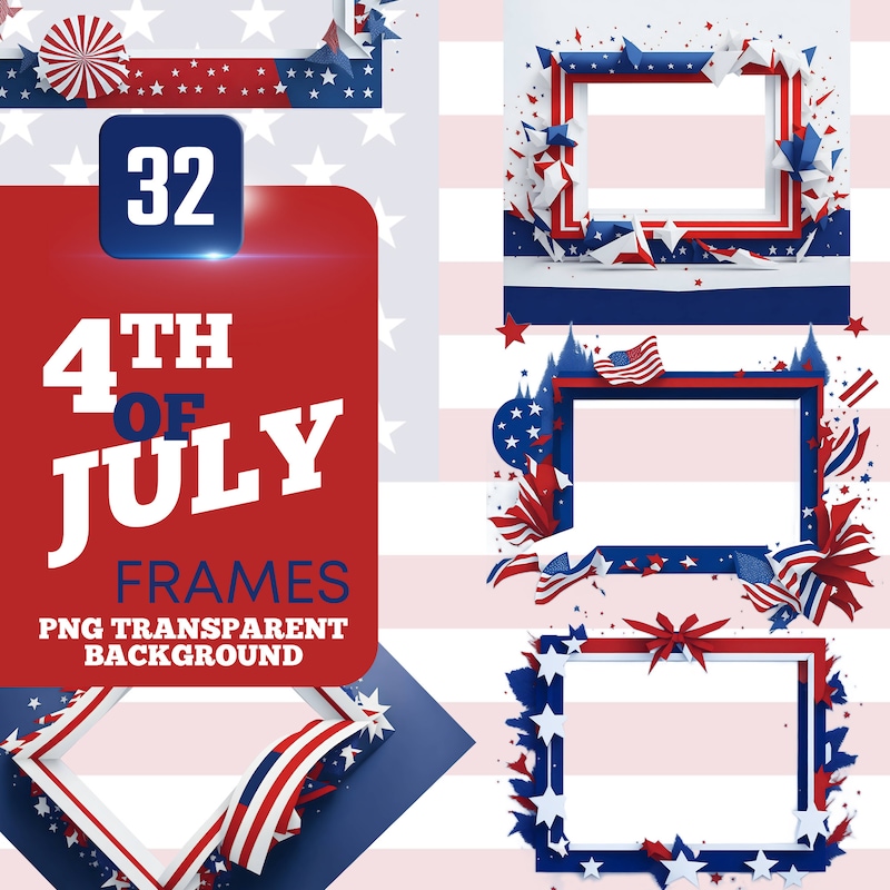 Patriotic Frames - Etsy