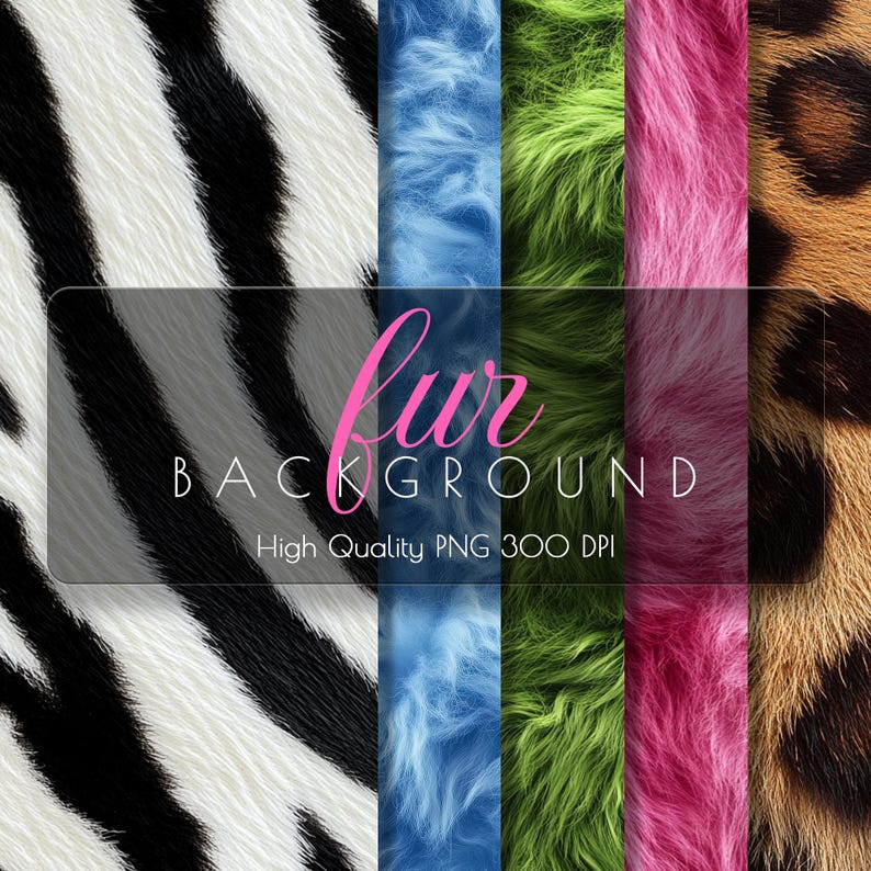 Luxurious Fur Texture Clipart Backgrounds | Realistic Fur Patterns ...