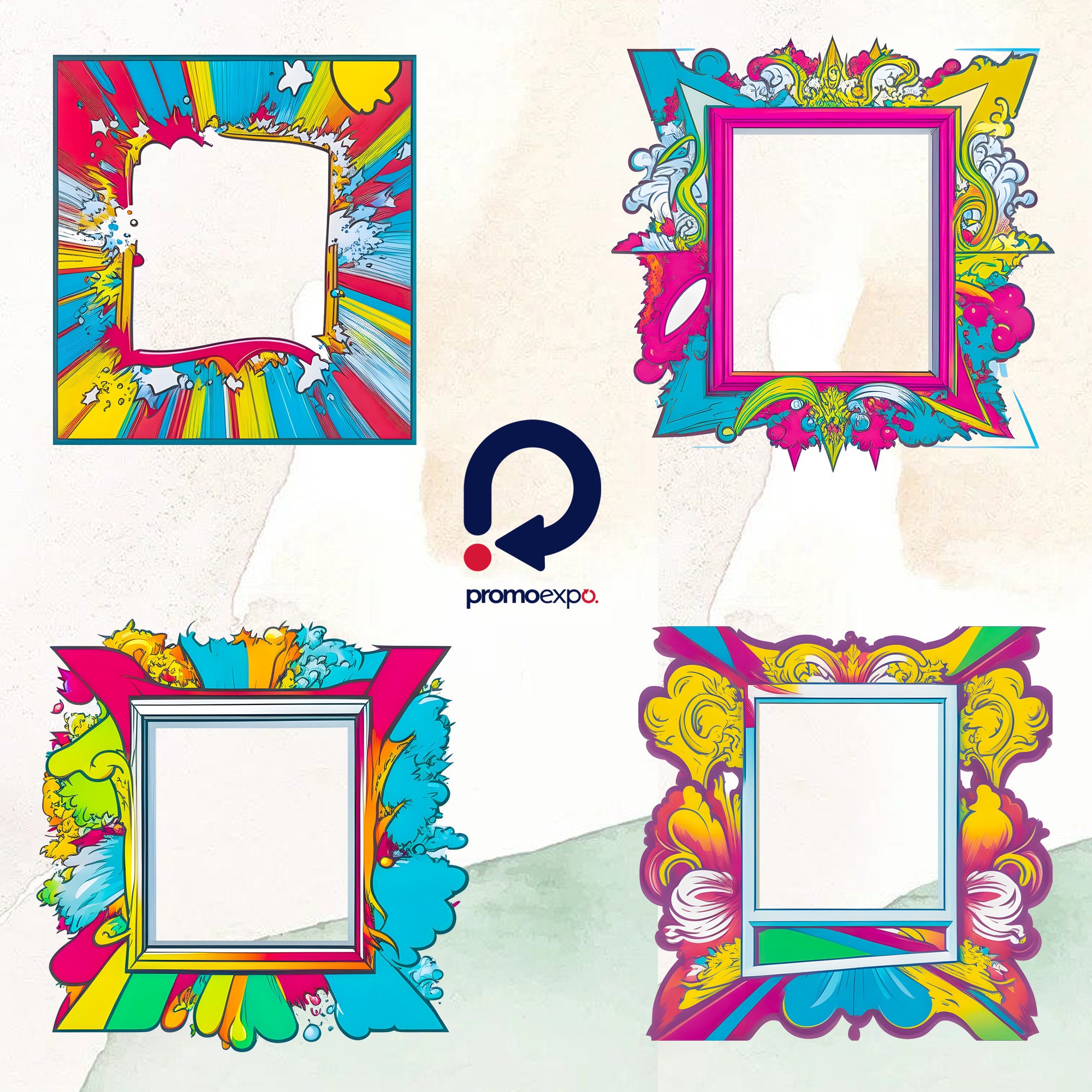 Comic Frames Clipart, Storyboard Frames, Funny Frames, Cartoon Frames ...