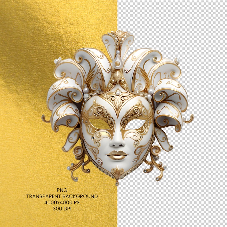 Exquisite venezianische Maske - Maskenball - venezianischer Karneval ...
