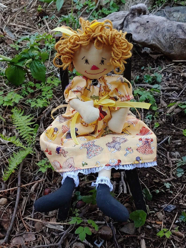 Ragdoll With Paper Doll Themed Dress - Etsy