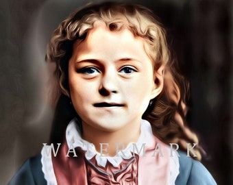 Young St. Therese of Lisieux the Little Flower Digital | Etsy