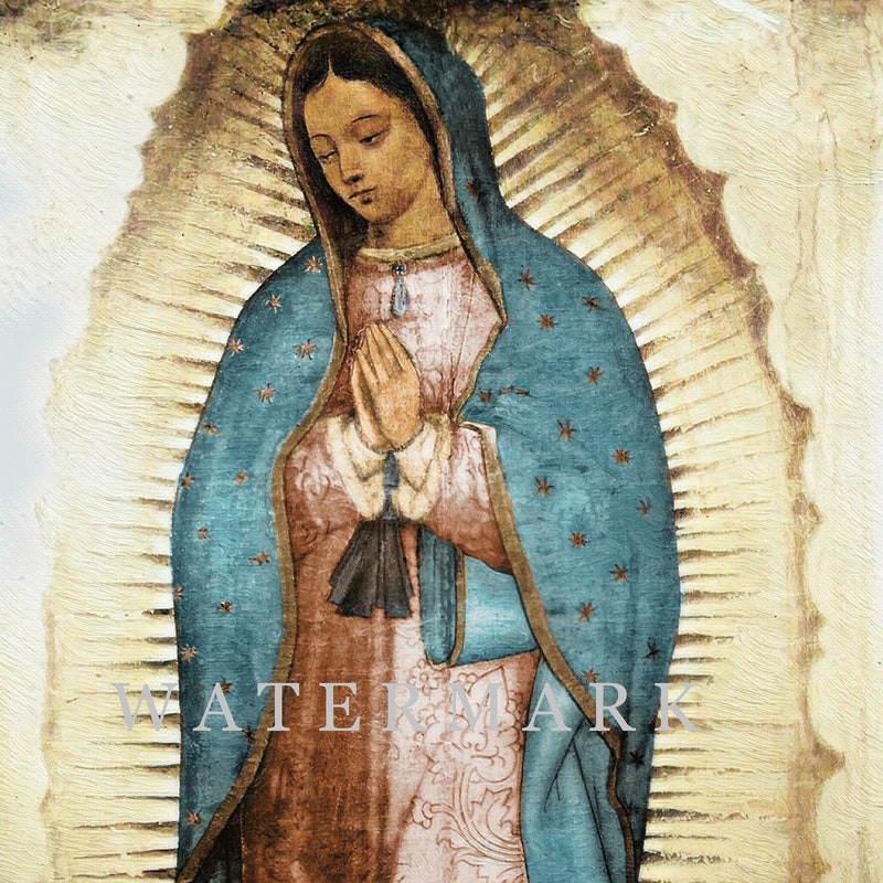 Our Lady With Jesus Art - Etsy