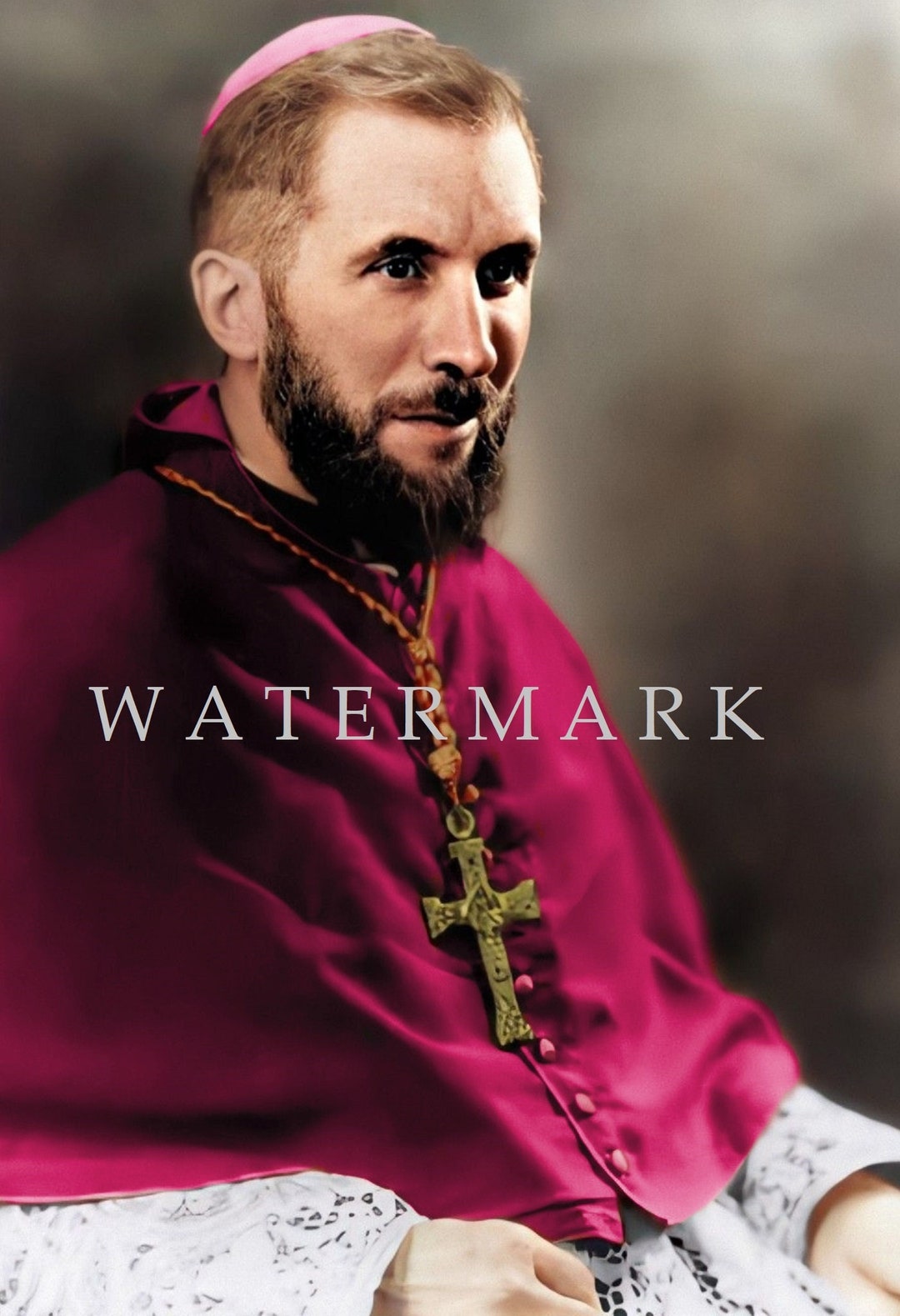 Custom Colorized DIGITAL DOWNLOAD Photo Painting SSPX Catholic ...