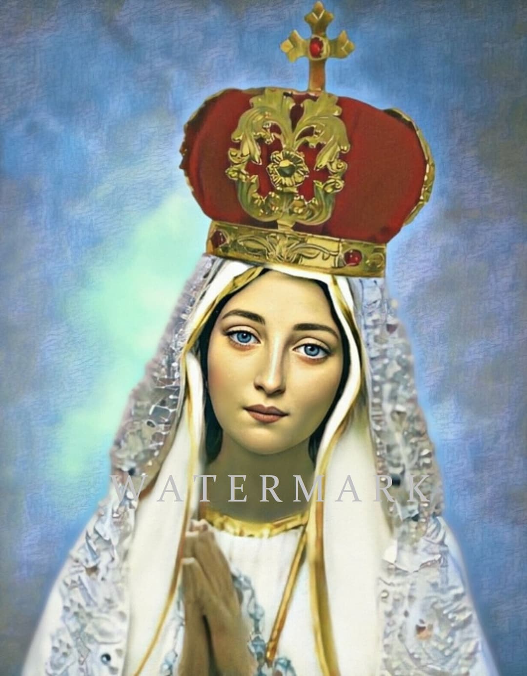 Our Lady of Fatima Custom Digital Oil Painting DIGITAL DOWNLOAD - Etsy