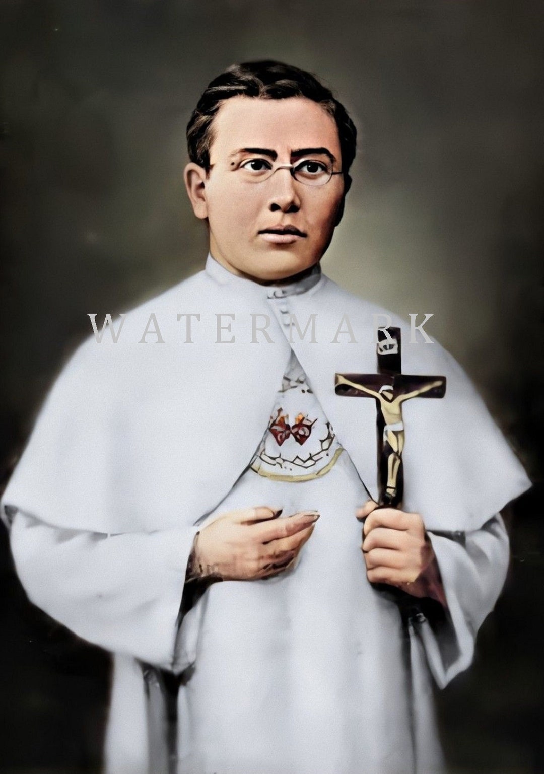St. Damien of Molokai DIGITAL DOWNLOAD Custom Colorized Digital Photo ...