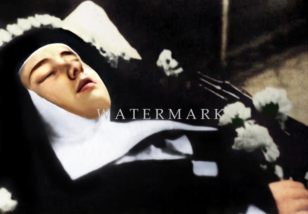 The Death of Venerable Maria Teresa Teresita Gonzalez Quevedo DIGITAL DOWNLOAD Custom Colorized ...