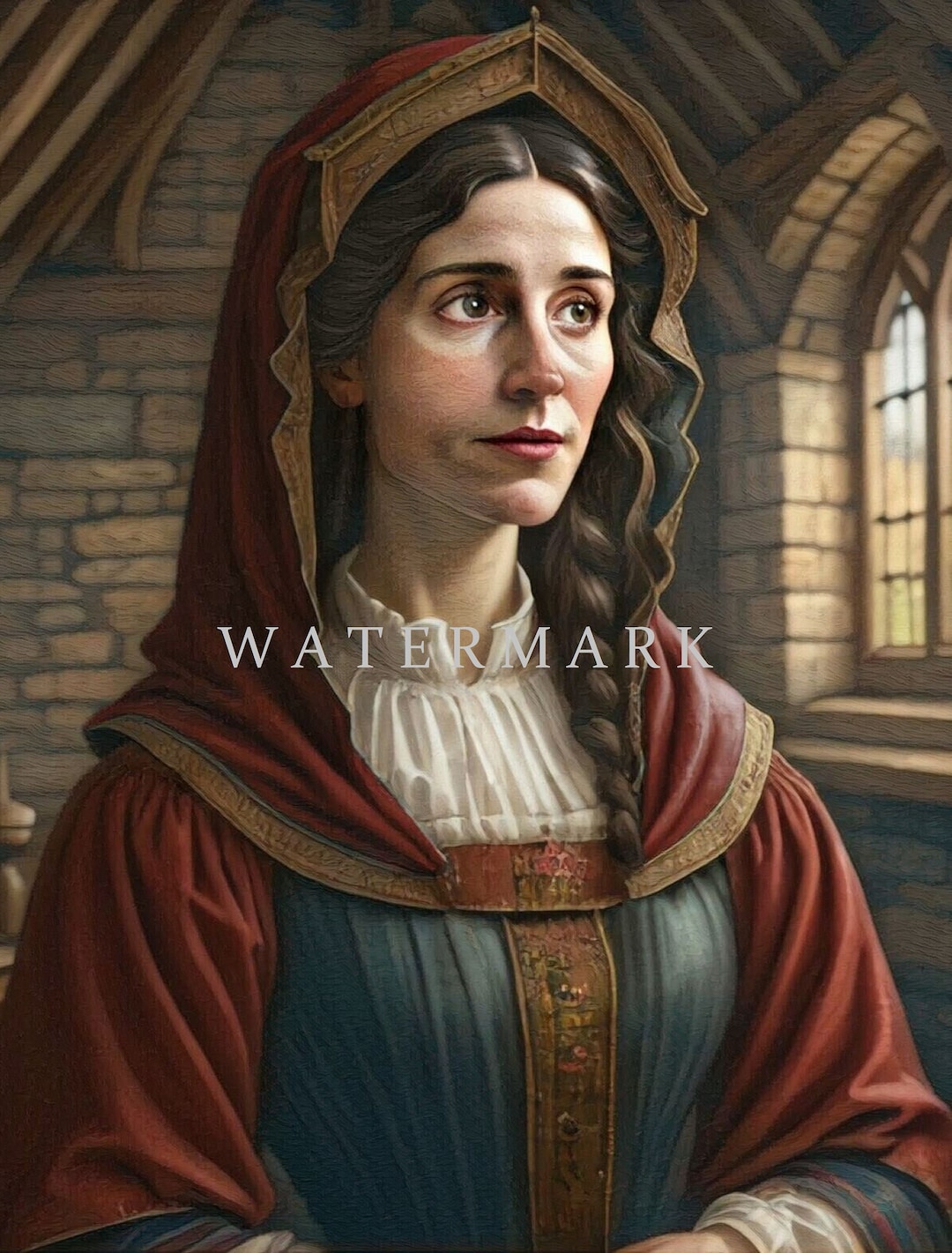 St. Margaret Clitherow Custom Digital Oil Painting DIGITAL DOWNLOAD - Etsy