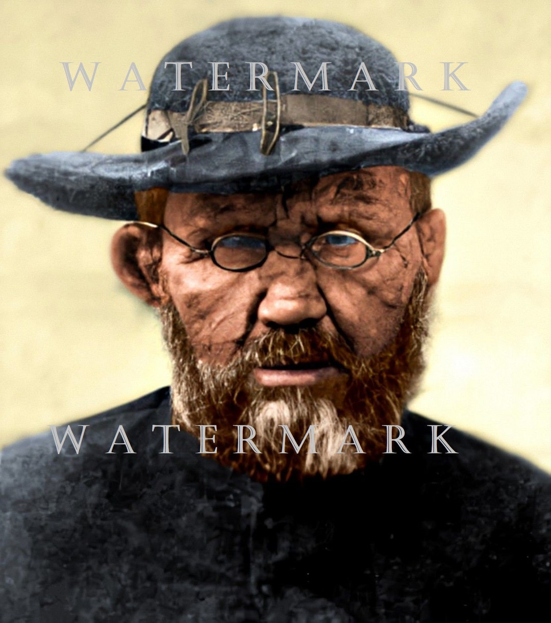 St. Damien of Molokai DIGITAL DOWNLOAD Custom Colorized Digital Photo ...