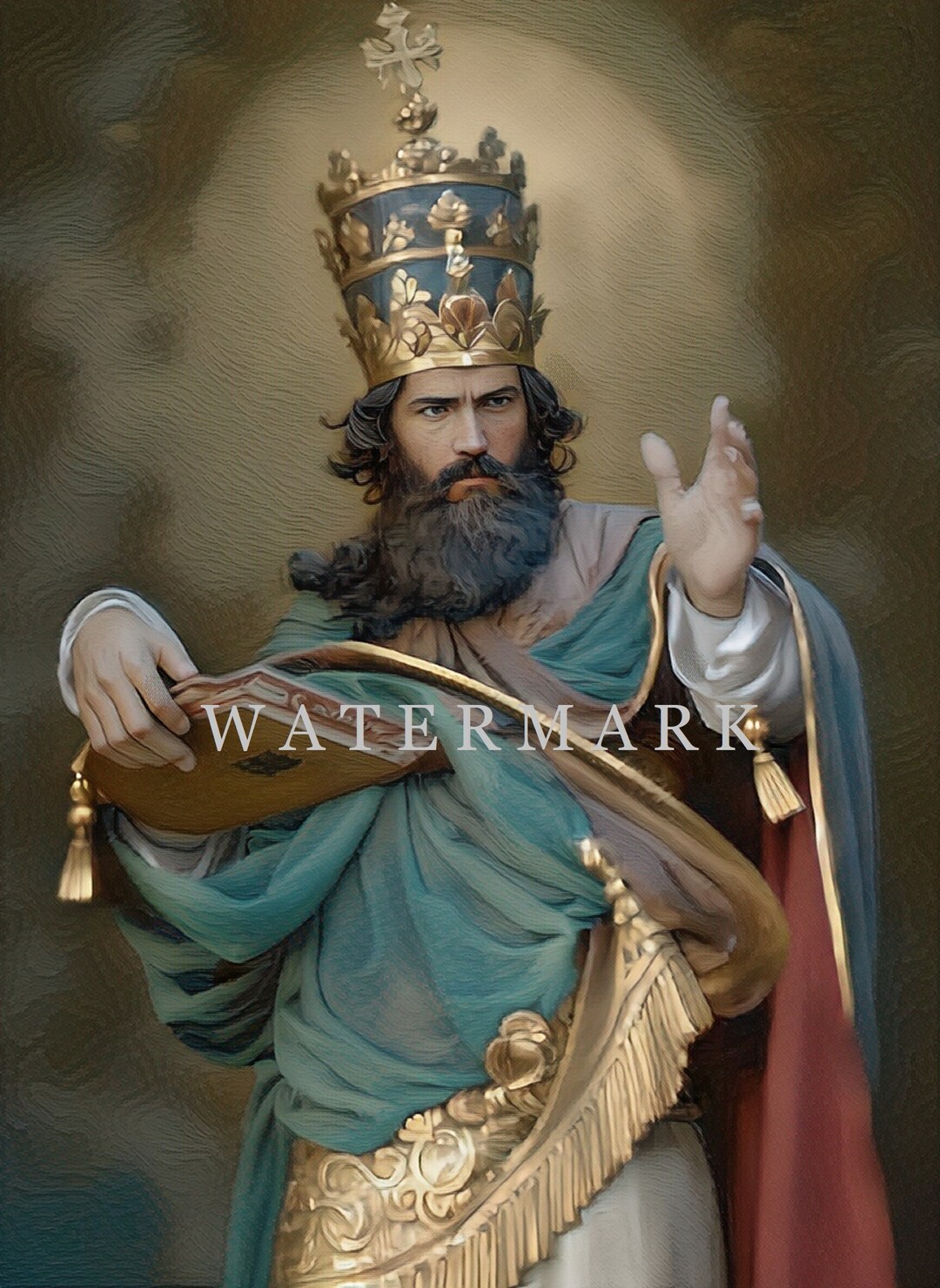 St. Flavian of Constantinople Custom Digital Oil Painting DIGITAL ...