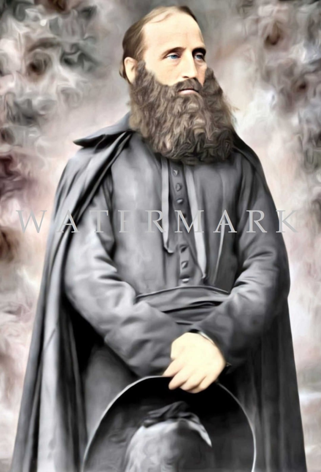 Fr. Alphonse Ratisbonne DIGITAL DOWNLOAD Custom Colorized Digital Oil ...