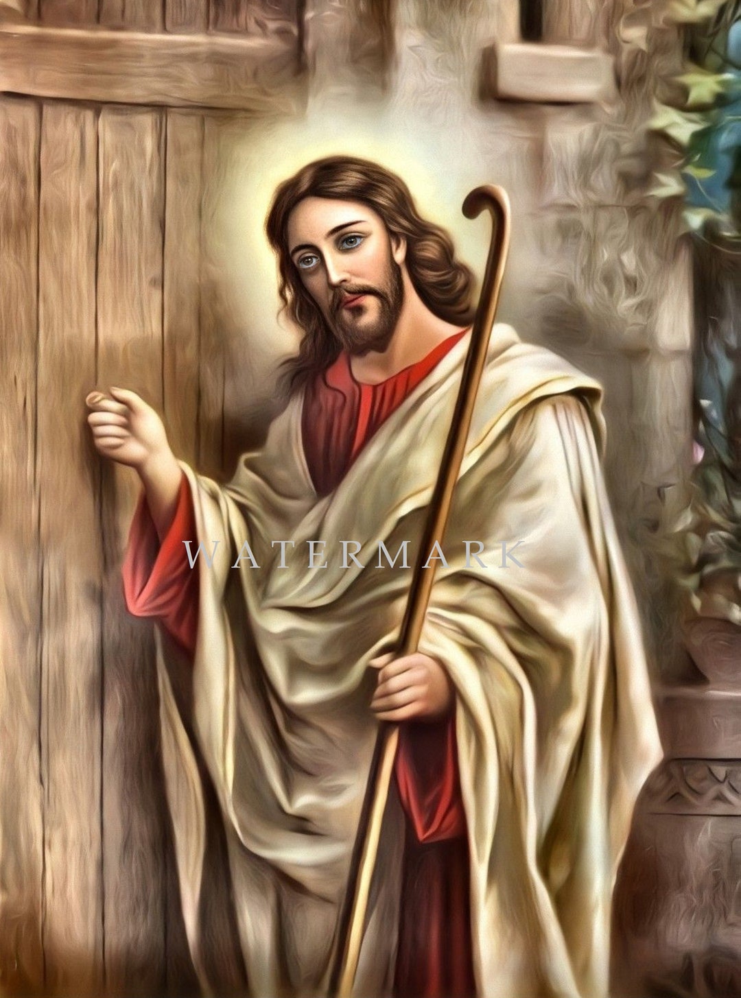 Jesus Knocking at Your Heart Customized Digital Oil Painting DIGITAL ...