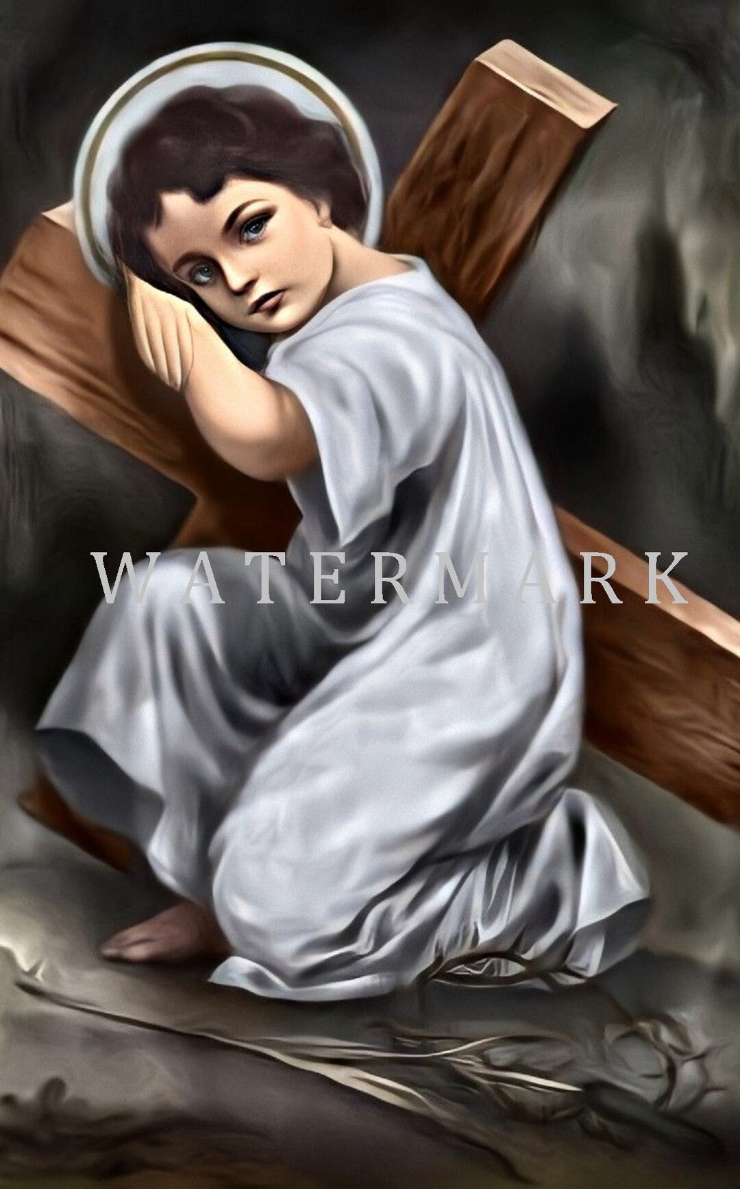 Custom DIGITAL DOWNLOAD Colorized Photo Painting of the Divine - Etsy