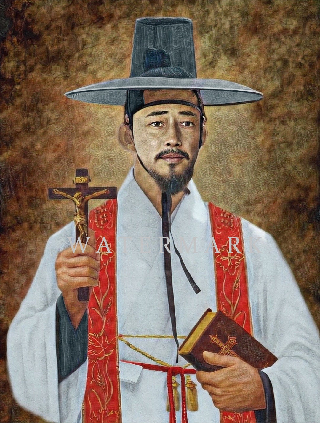 St. Andrew Kim Taegon of Korea Custom Digital Oil Painting DIGITAL ...