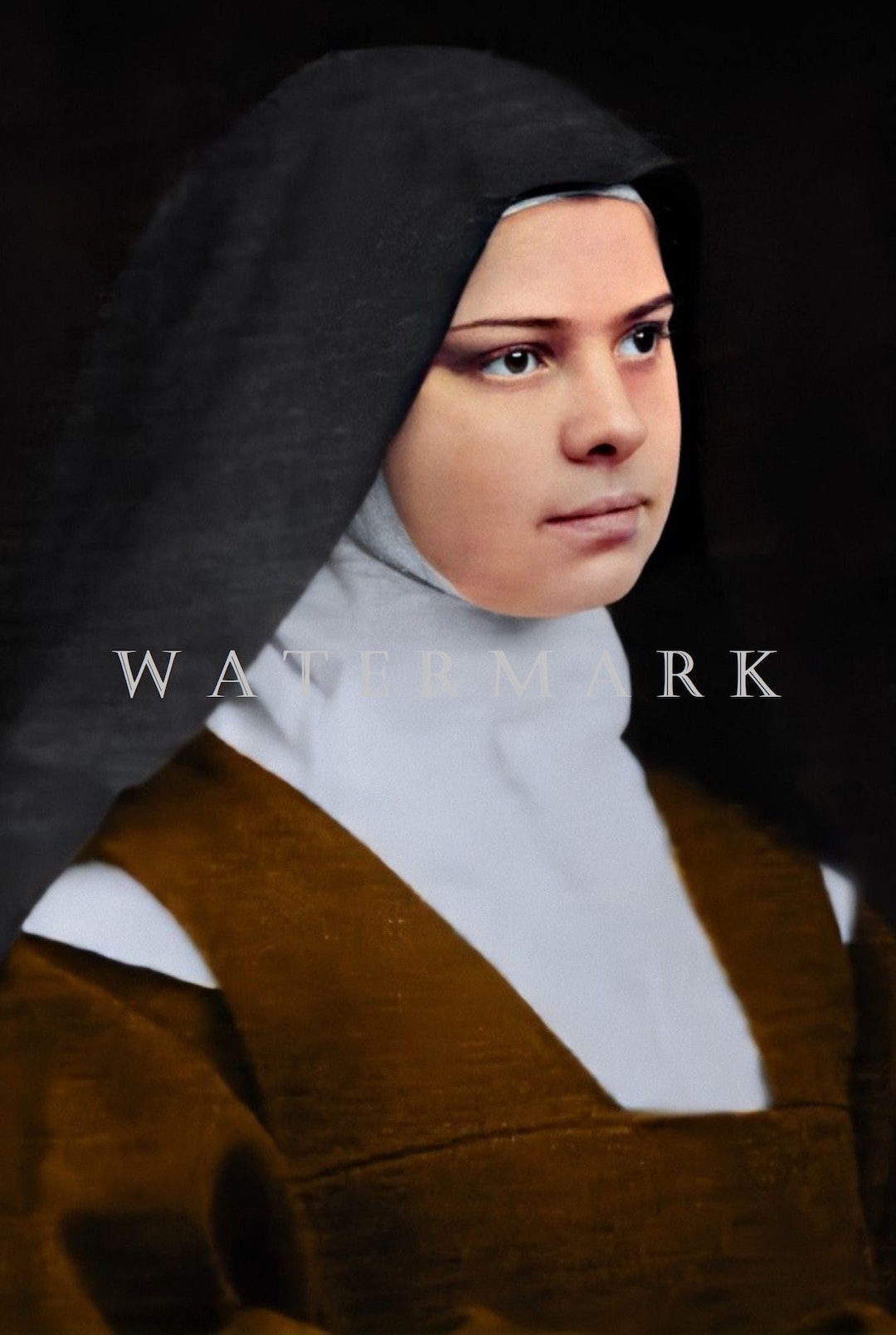 St. Elizabeth of the Trinity DIGITAL DOWNLOAD Custom Colorized Digital ...
