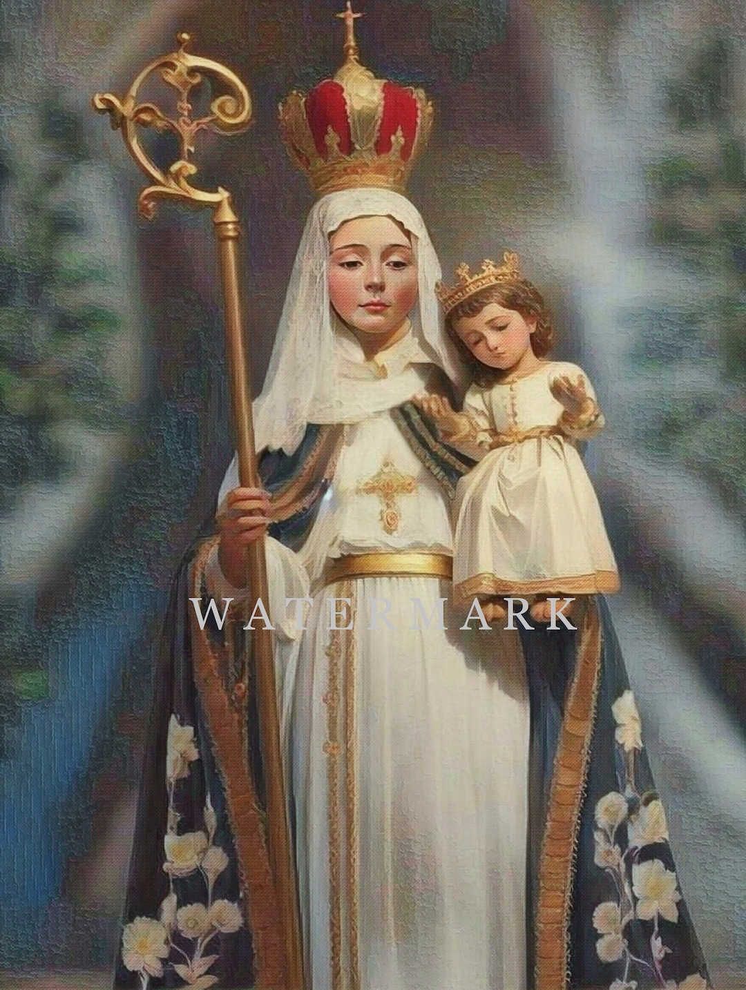 Our Lady of Good Success Custom Digital Oil Painting DIGITAL DOWNLOAD ...