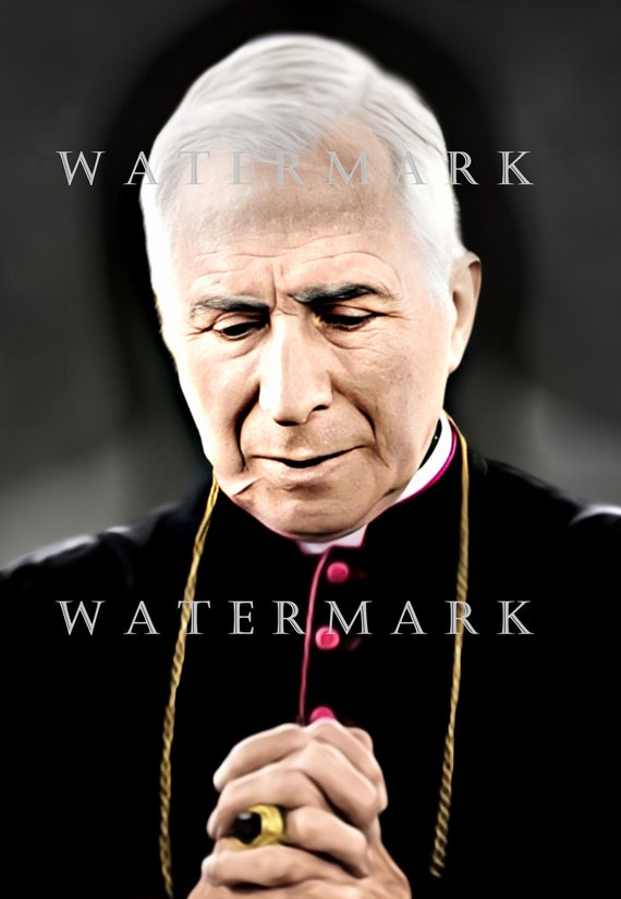 Custom Colorized Photo DIGITAL DOWNLOAD Catholic SSPX Founder ...