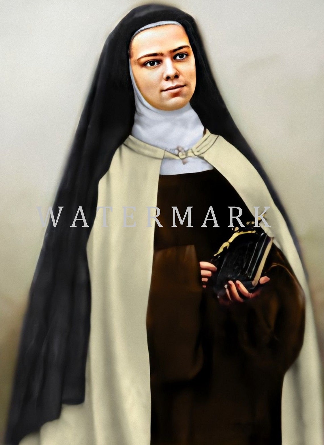St. Elizabeth of the Trinity Custom Colorized Digital Photo | Etsy