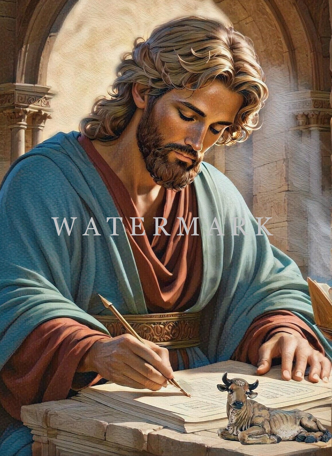 St. Luke the Evangelist Custom Digital Oil Painting DIGITAL DOWNLOAD - Etsy St. Luke the Evangelist Custom Digital Oil Painting DIGITAL DOWNLOAD - Etsy