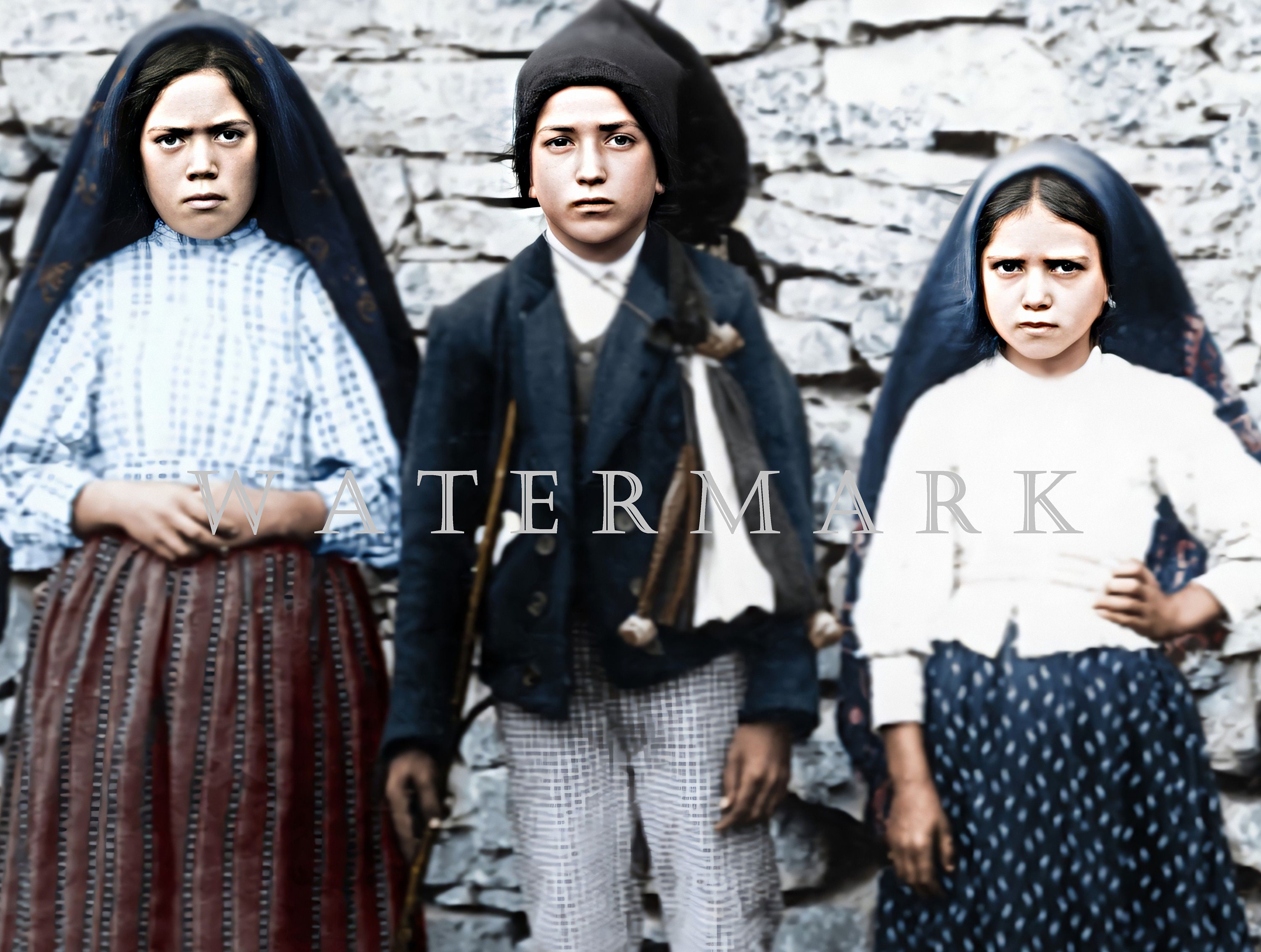 Lucia, Francisco and Jacinta of Fatima Custom DIGITAL DOWNLOAD ...