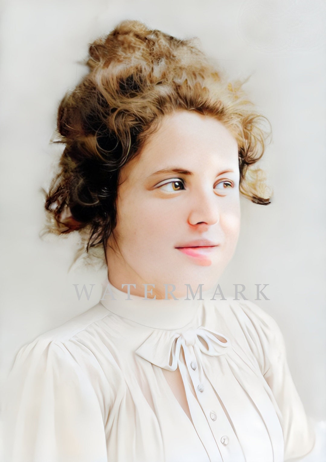 Venerable Maria Elisabetta Mazza Custom Colorized Digital Photo ...
