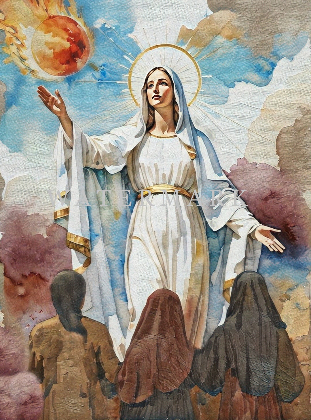 Miracle of the Sun - Our Lady of Fatima - the Most Blessed Virgin Mary ...