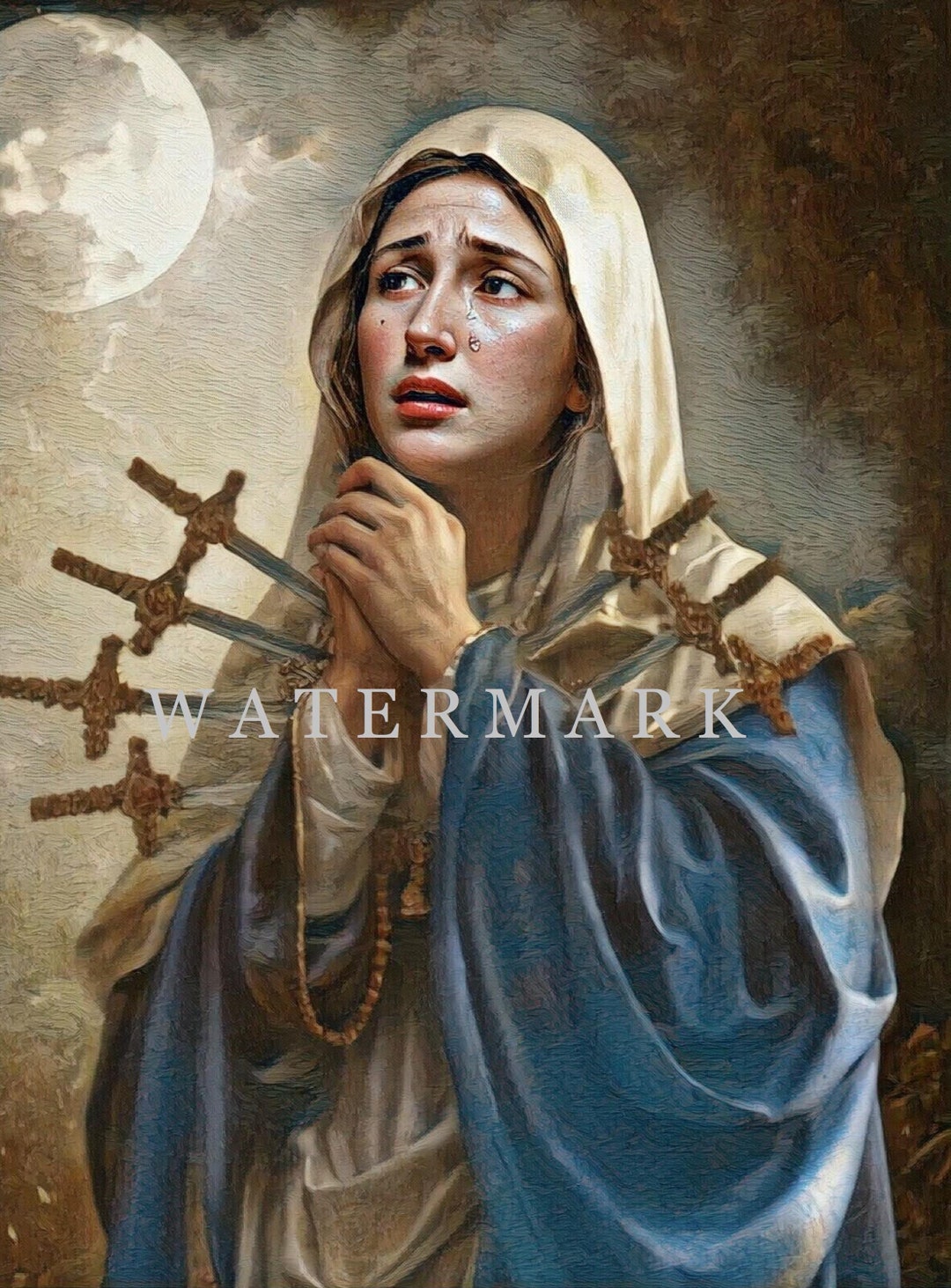 Our Lady of Seven Sorrows - the Most Blessed Virgin Mary - Custom ...