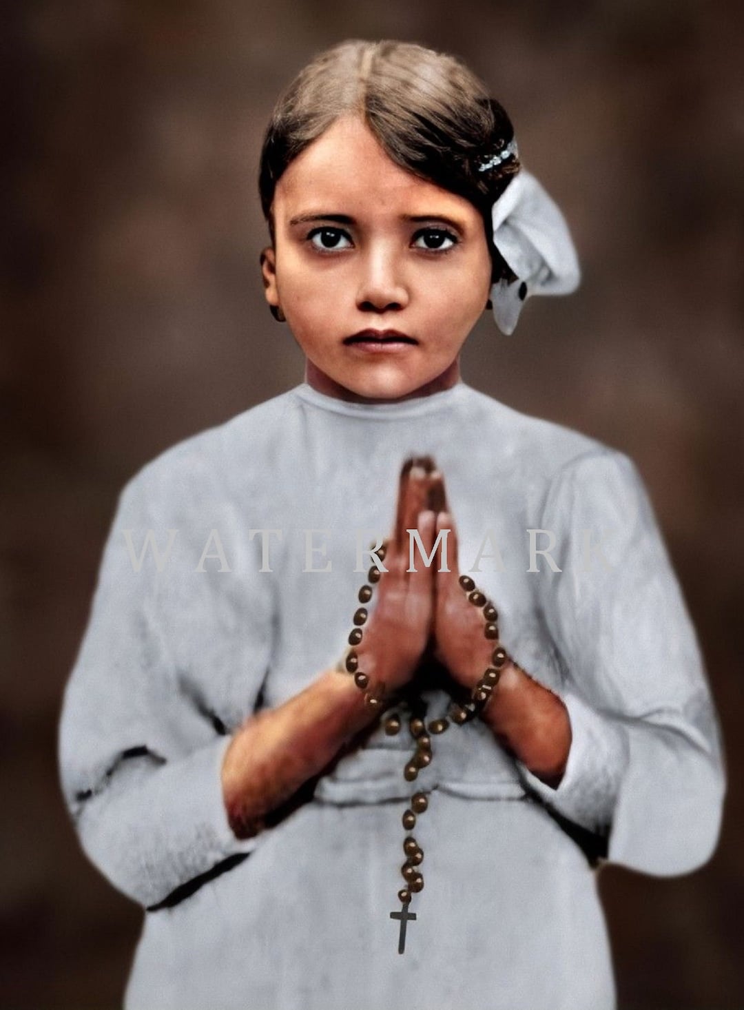 St. Jacinta Marto of Fatima DIGITAL DOWNLOAD Custom Colorized Digital ...