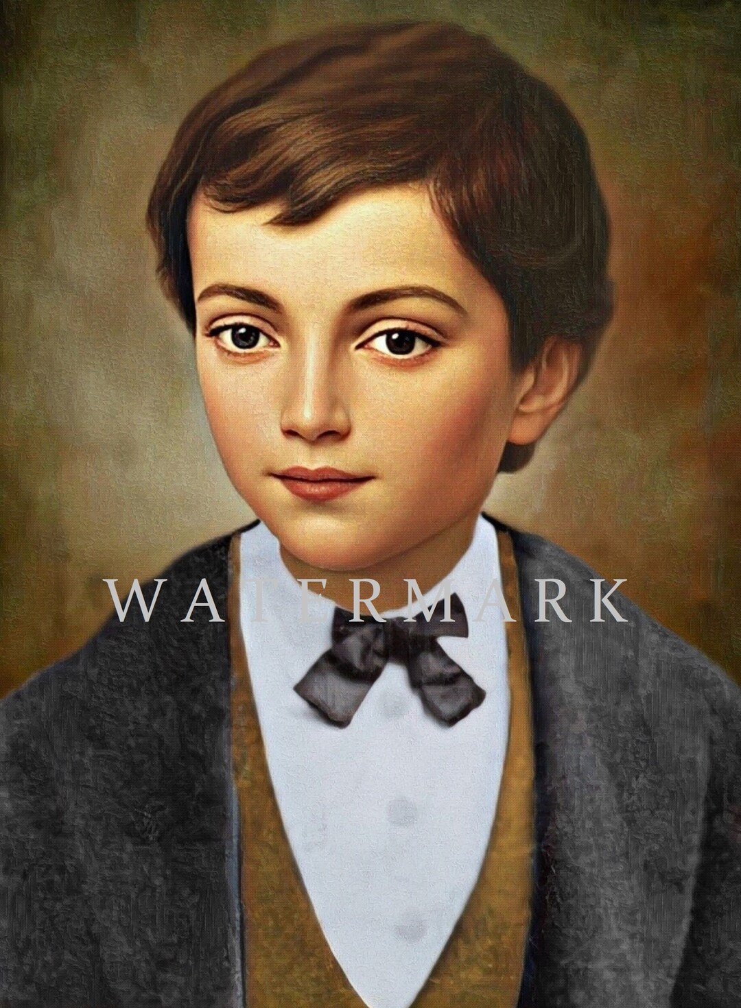 St. Dominic Savio Custom Digital Oil Painting DIGITAL DOWNLOAD - Etsy