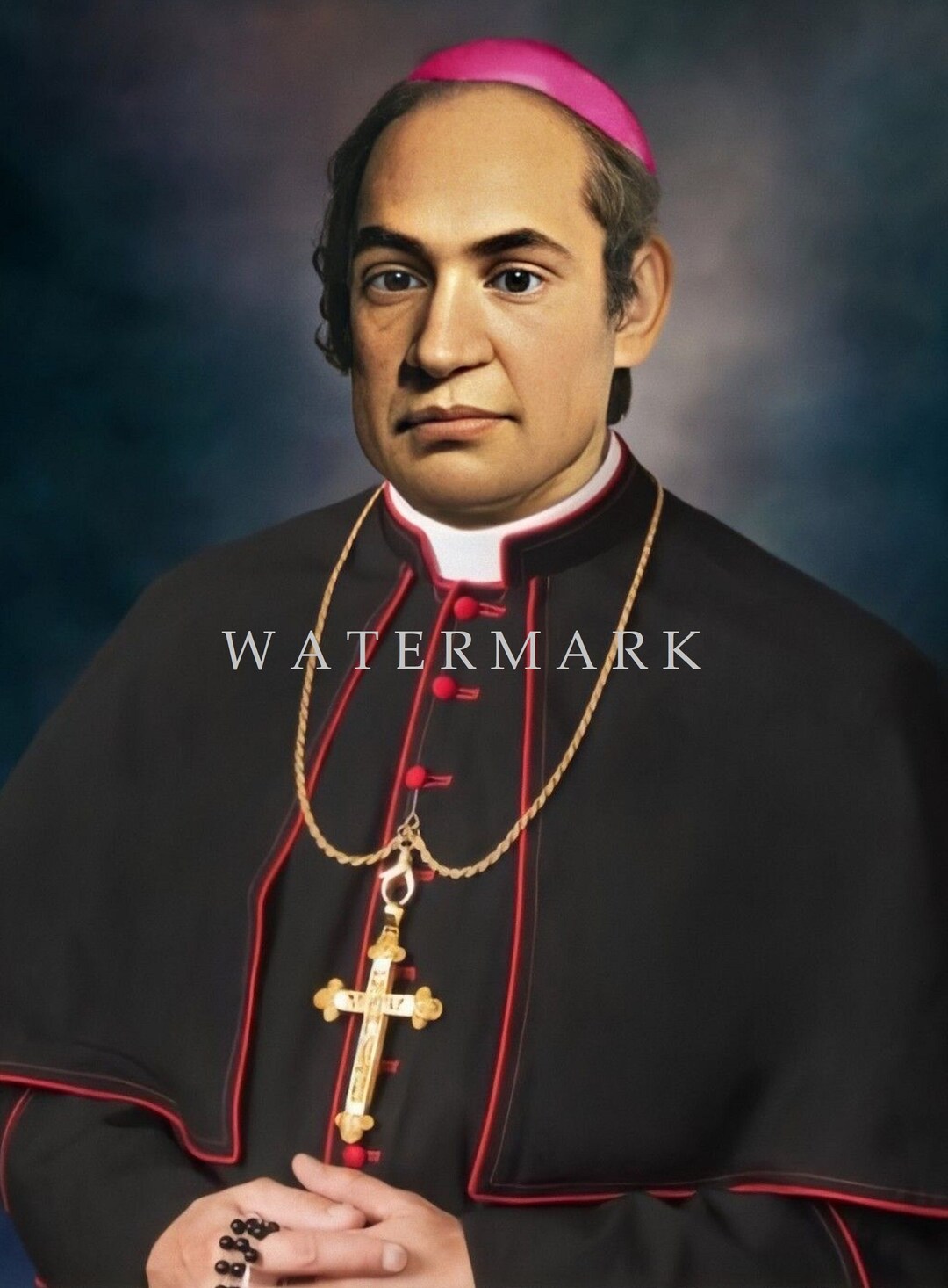 St. Anthony Mary Claret DIGITAL DOWNLOAD Custom Digital Oil Painting - Etsy