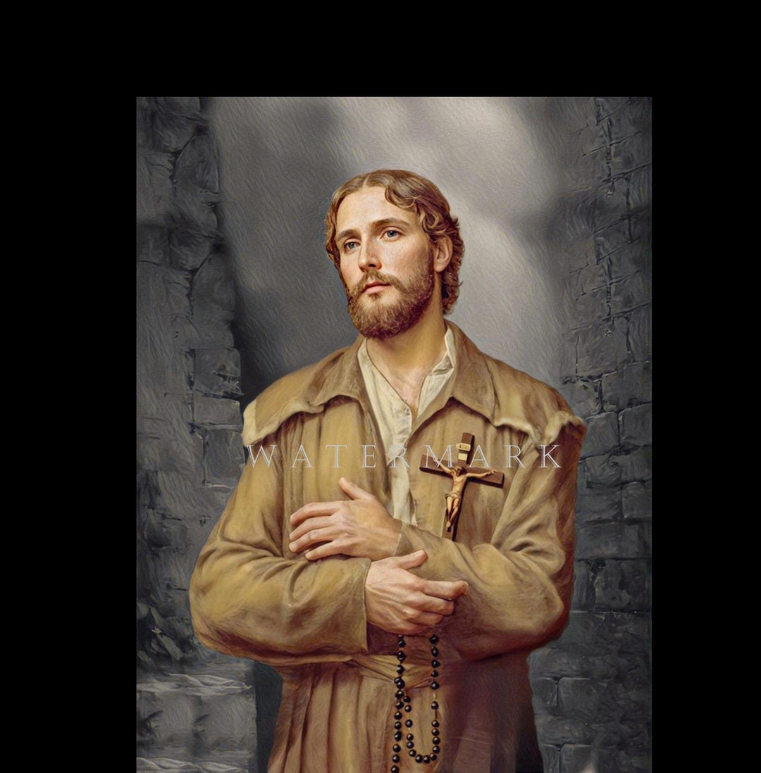 St. Benedict Joseph Labre Custom Digital Oil Painting DIGITAL DOWNLOAD ...