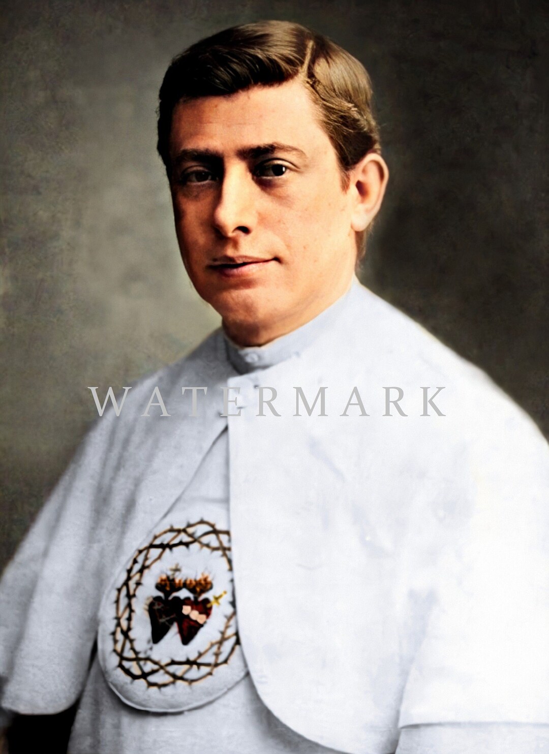 Father Mateo Crawley-boevey Custom Colorized Digital Photo Painting ...