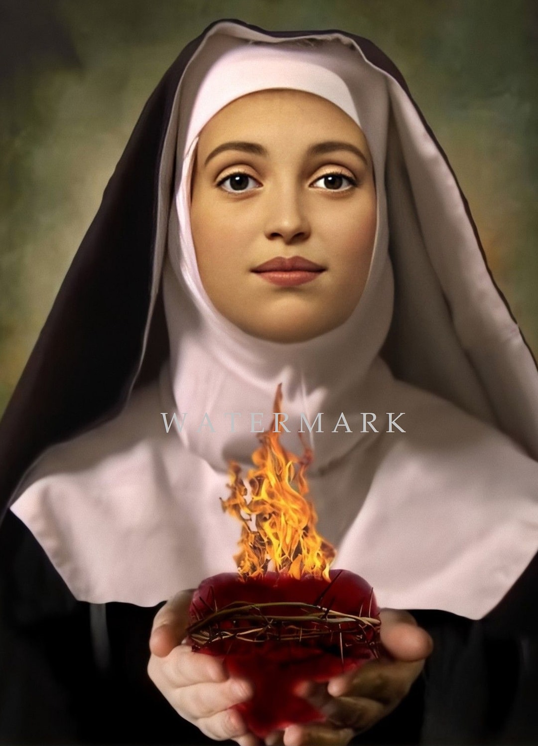 St. Margaret Mary Alacoque Sacred Heart of Jesus Custom DIGITAL ...