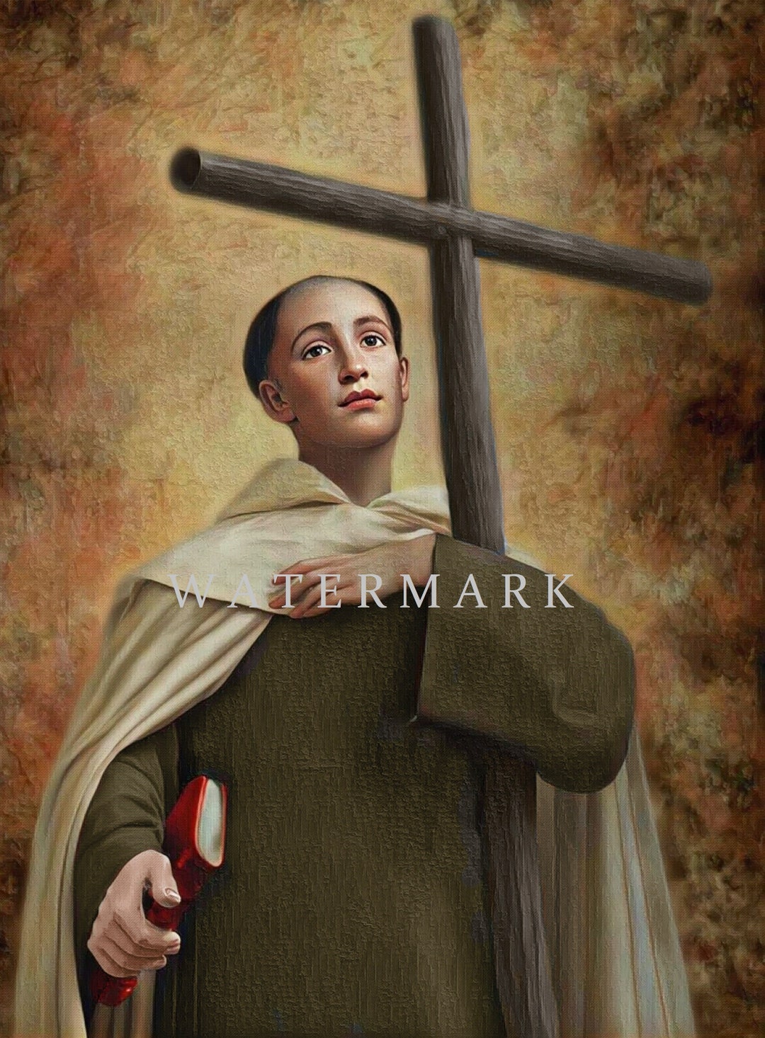 St. John of the Cross Custom Digital Oil Painting DIGITAL DOWNLOAD - Etsy