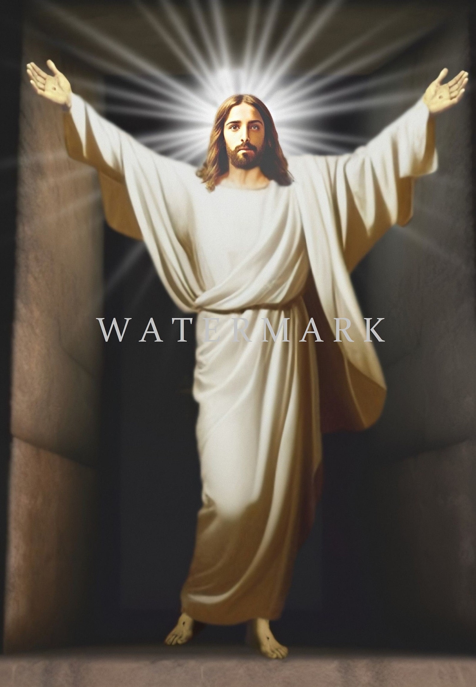 Resurrection of Jesus Christ Custom Digital Oil Painting DIGITAL ...