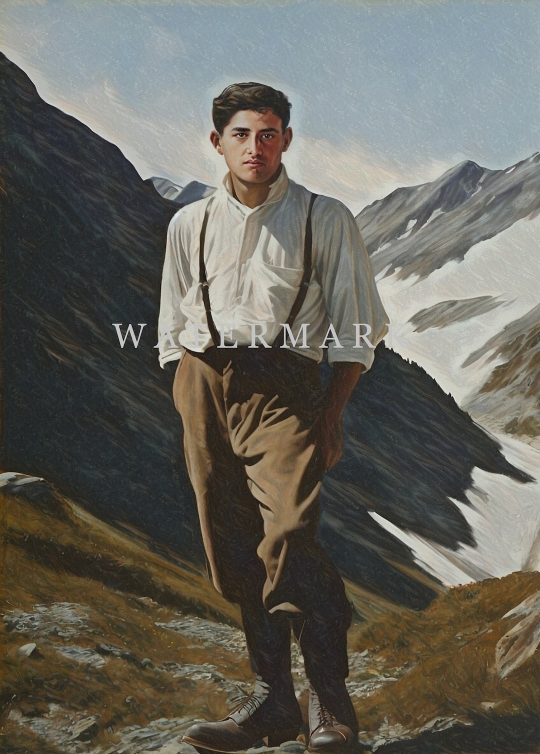 Blessed Pier Giorgio Frassati Custom Digital Oil Painting DIGITAL ...