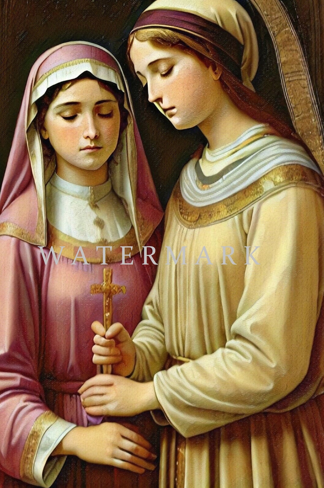 Saint Perpetua and Felicity Custom Digital Oil Painting DIGITAL ...