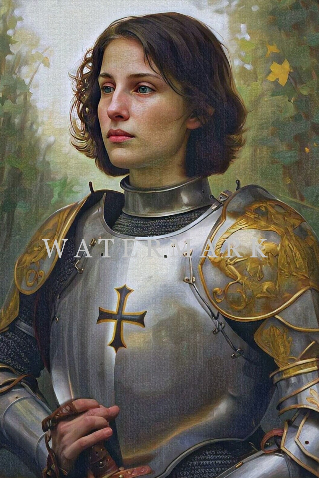 St. Joan of Arc Custom Digital Oil Painting DIGITAL DOWNLOAD - Etsy