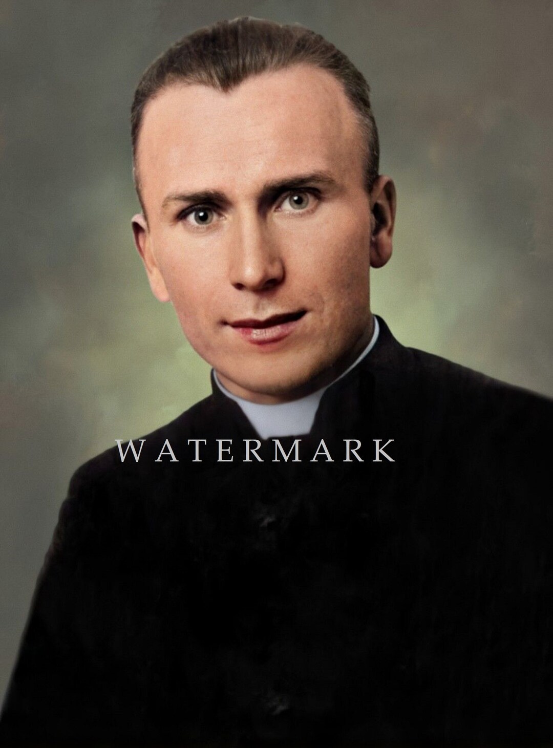 Blessed Jan Franciszek Macha Custom Colorized Digital Photo Painting ...