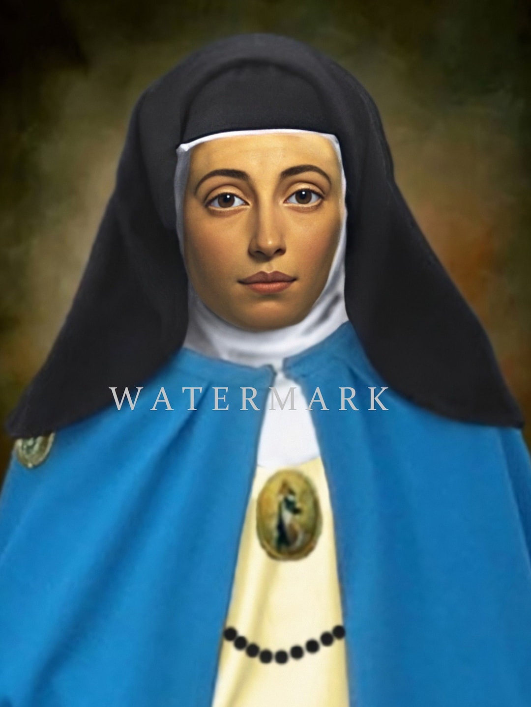 Venerable Mary of Agreda - Mystical City of God - Custom Digital Oil ...