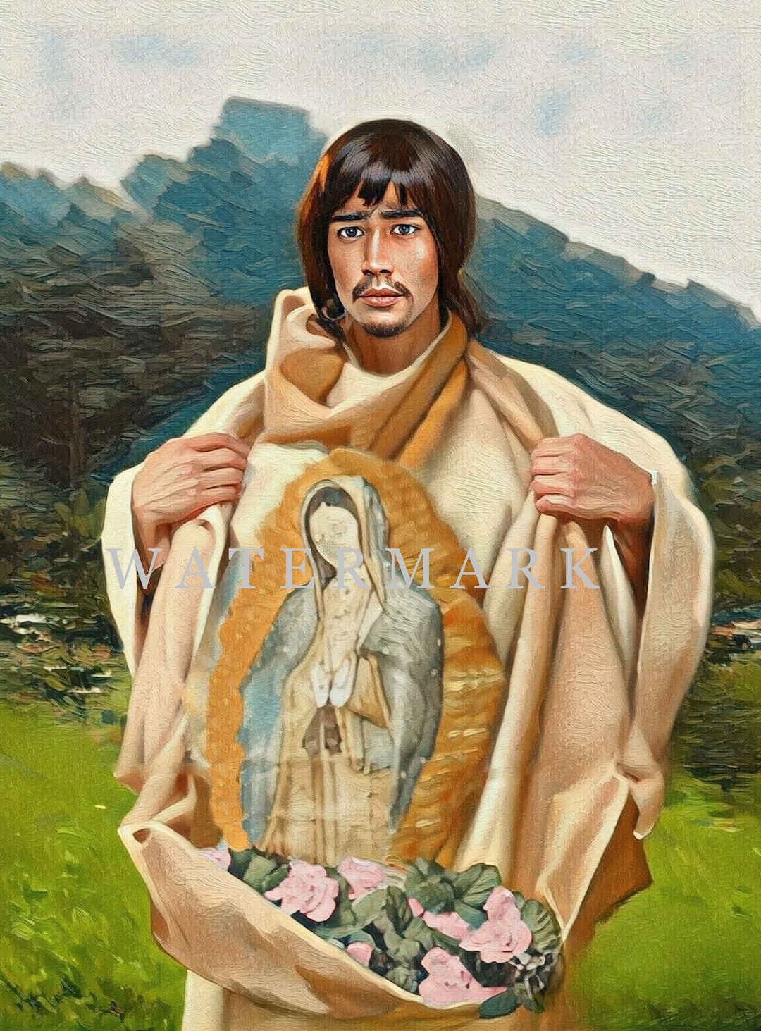 St. Juan Diego - Guadalupe - Custom Digital Oil Painting DIGITAL ... St. Juan Diego - Guadalupe - Custom Digital Oil Painting DIGITAL ...