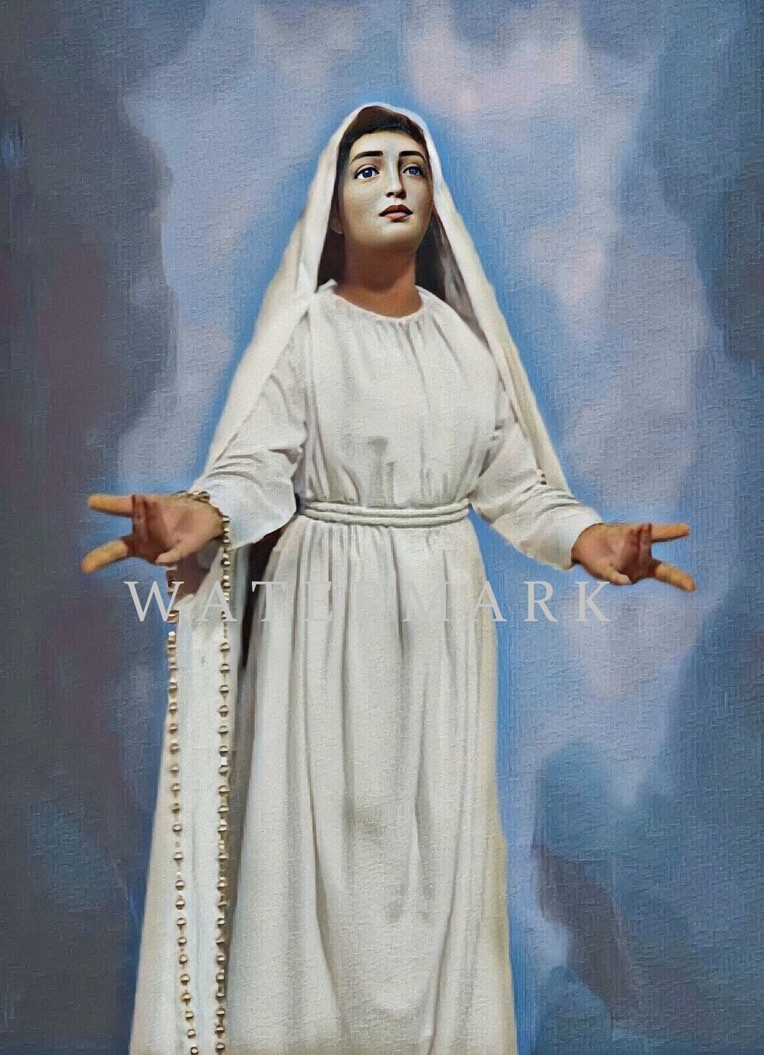 Mary Mediatrix of All Graces Custom Digital Oil Painting DIGITAL ...