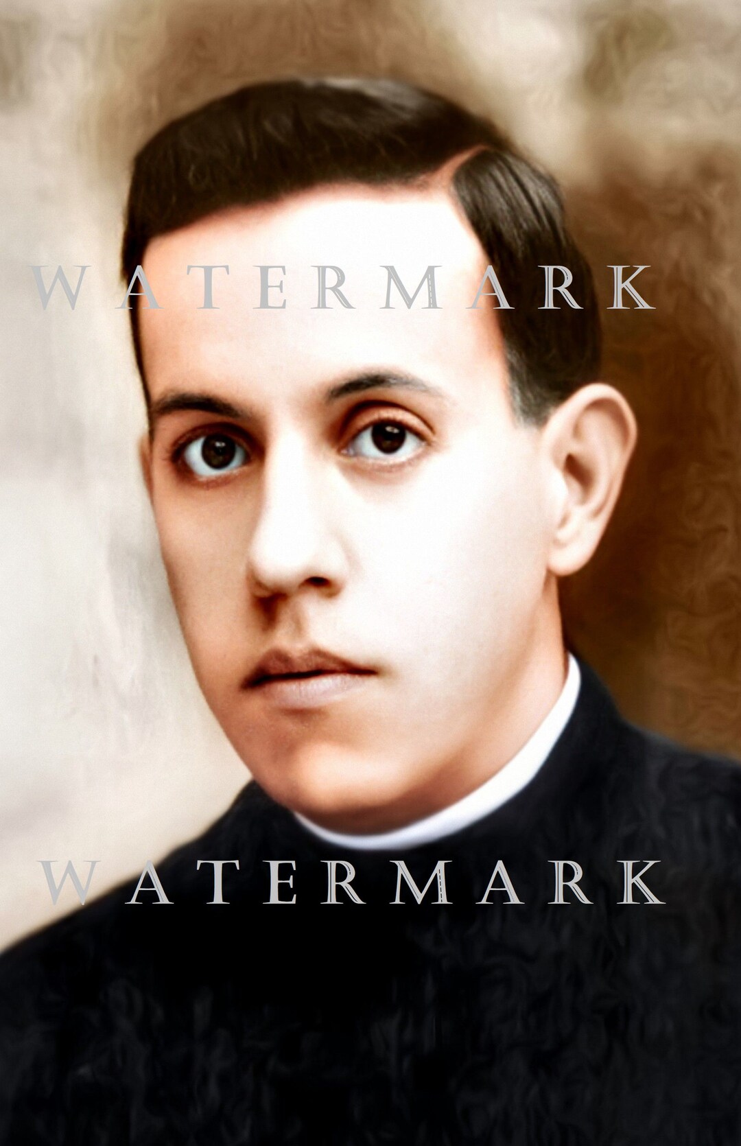 St. Miguel Pro Custom DOWNLOAD DIGITAL Colorized Digital Painting Photo ...