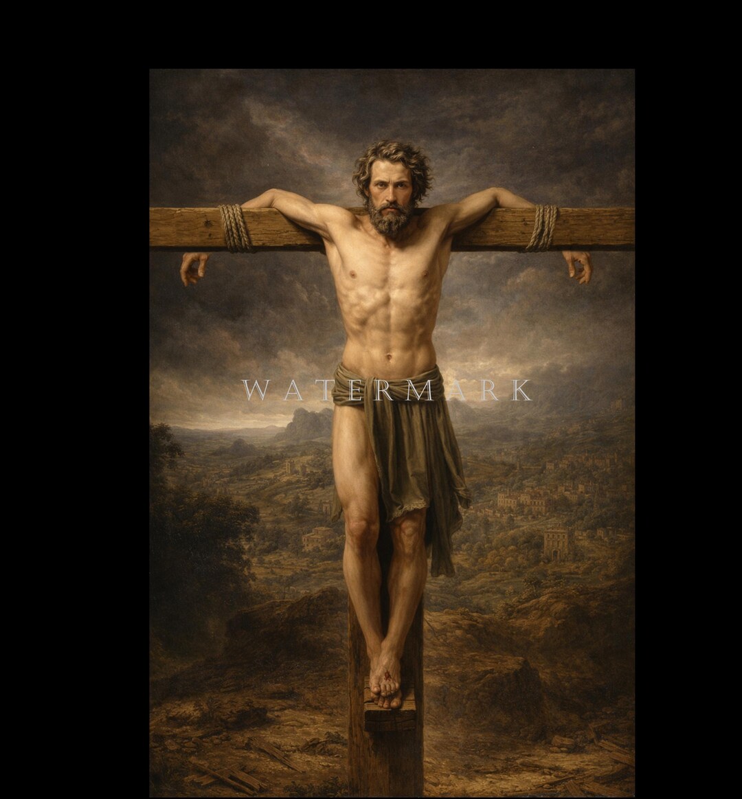 St. Dismas the Good Thief Custom Digital Oil Painting DIGITAL DOWNLOAD ...