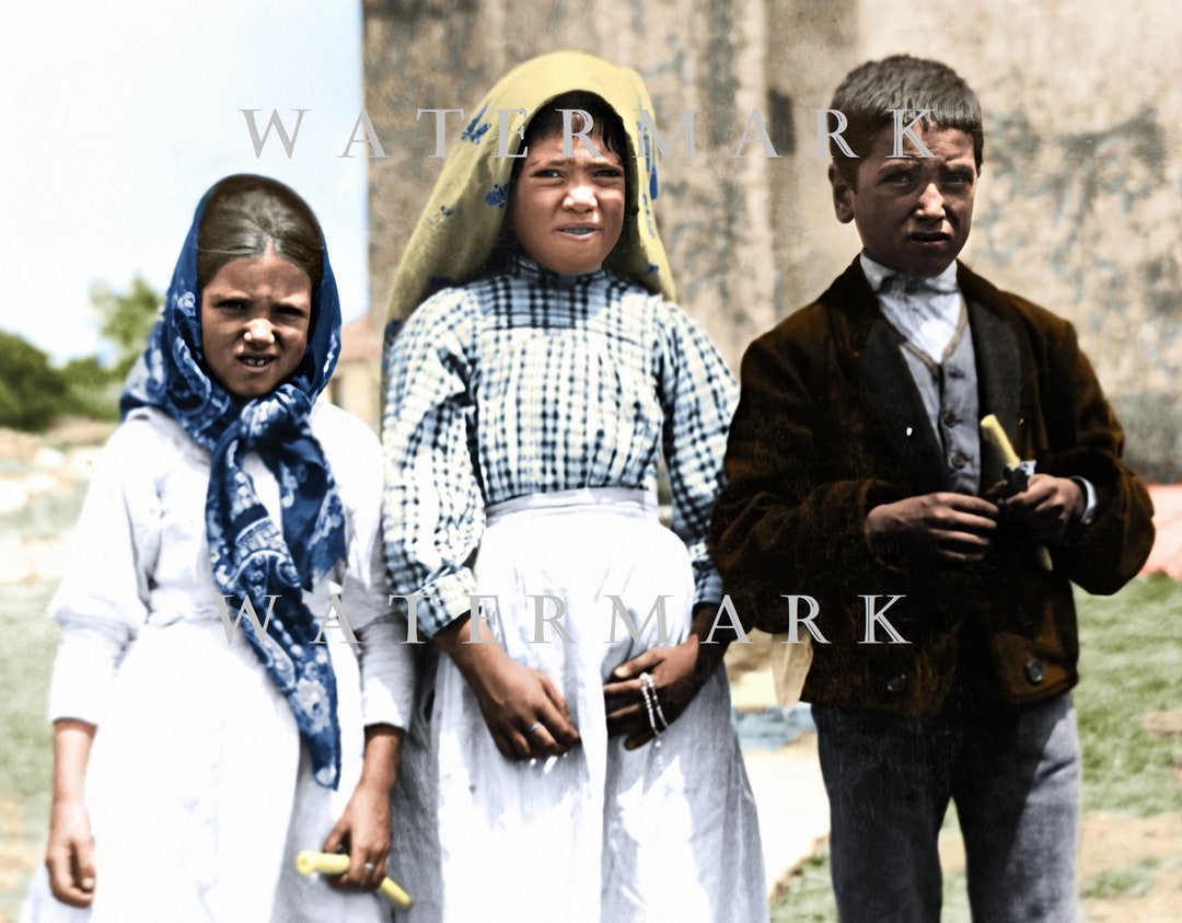 Lucia, Francisco and Jacinta of Fatima DIGITAL DOWNLOAD Custom ...