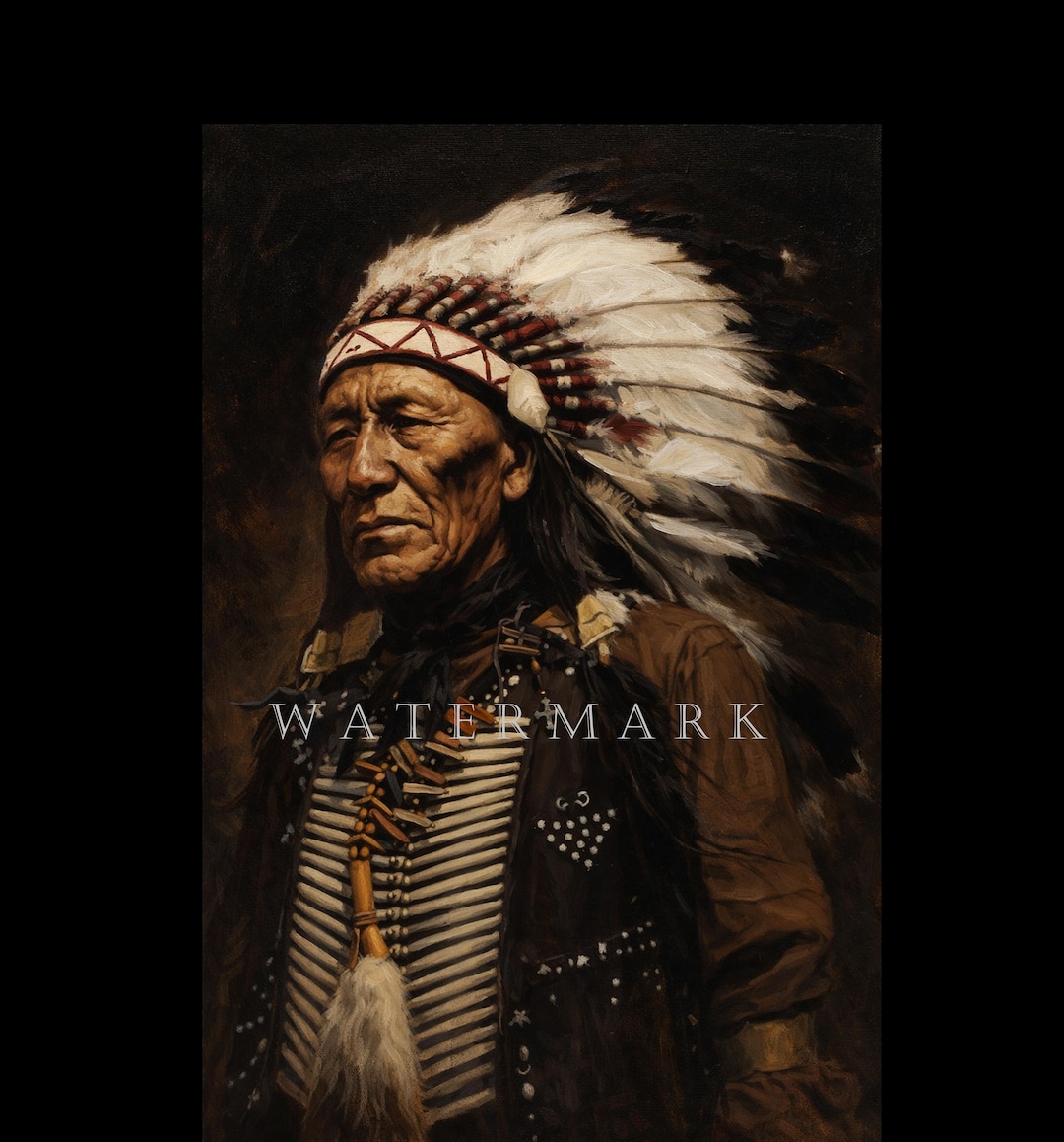 Servant of God Nicholas Black Elk Custom Digital Oil Painting DIGITAL ...