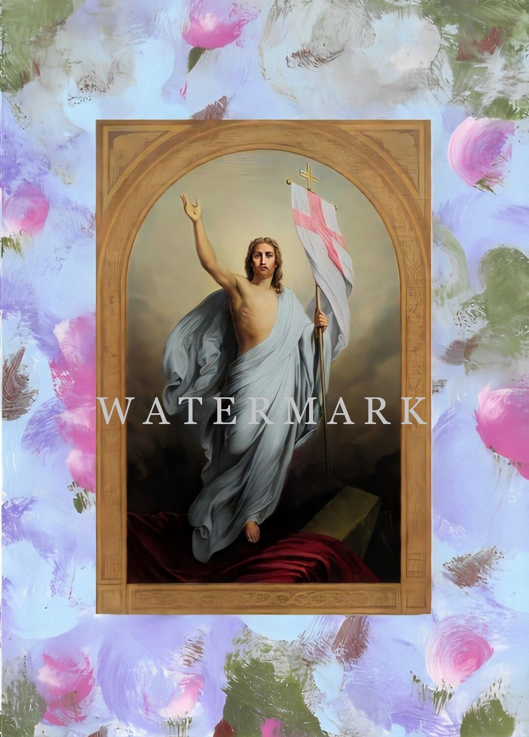 Auferstehung von Jesus Christus Individuelles und Eingefärbtes ...