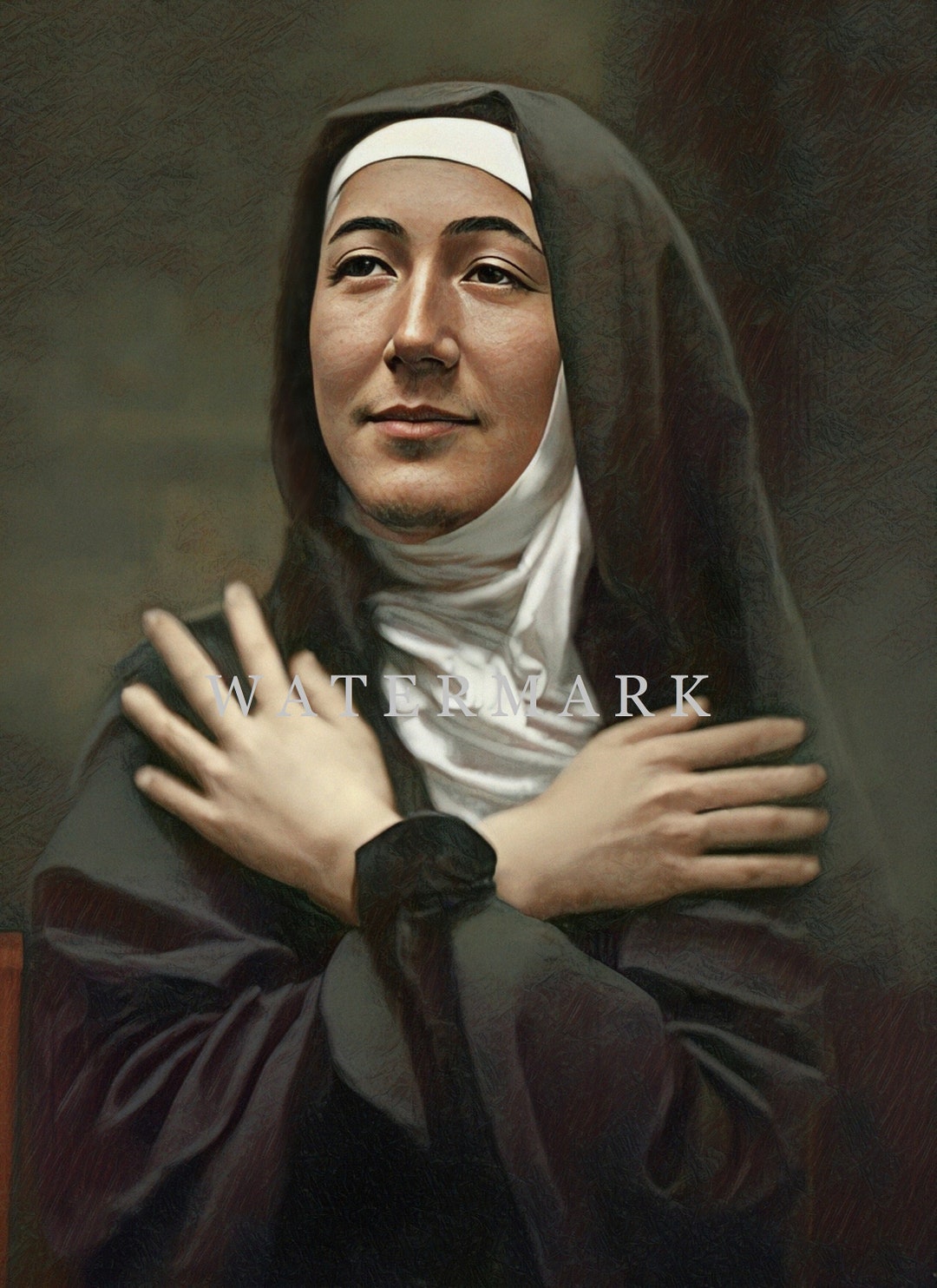 St. María Antonia De Paz Figueroa - Mama Antula - Custom Digital Oil ...